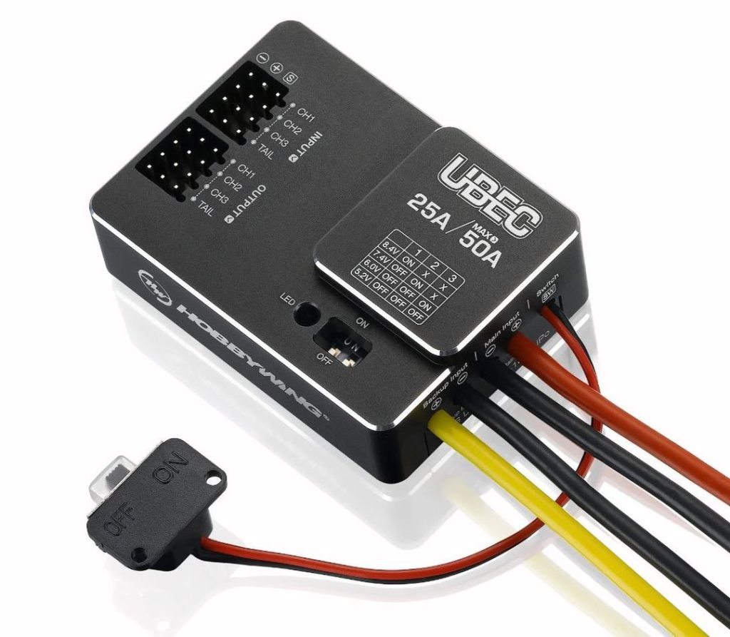 Hobbywing 25A 3-18S High Voltage UBEC - Airmobi UAV