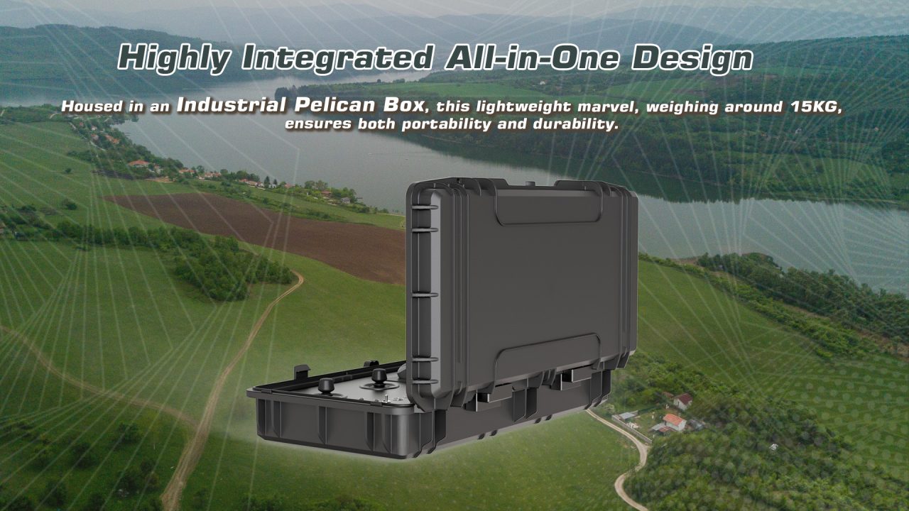 สถานีควบคุมภาคพื้นดิน UAV แบบหน้าจอคู่ T50 - Airmobi UAV